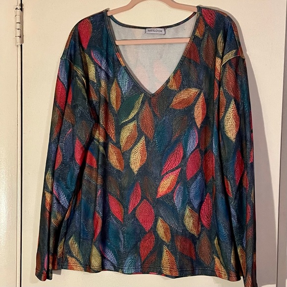 MISSLOOK | Tops | Colorful Top | Poshmark